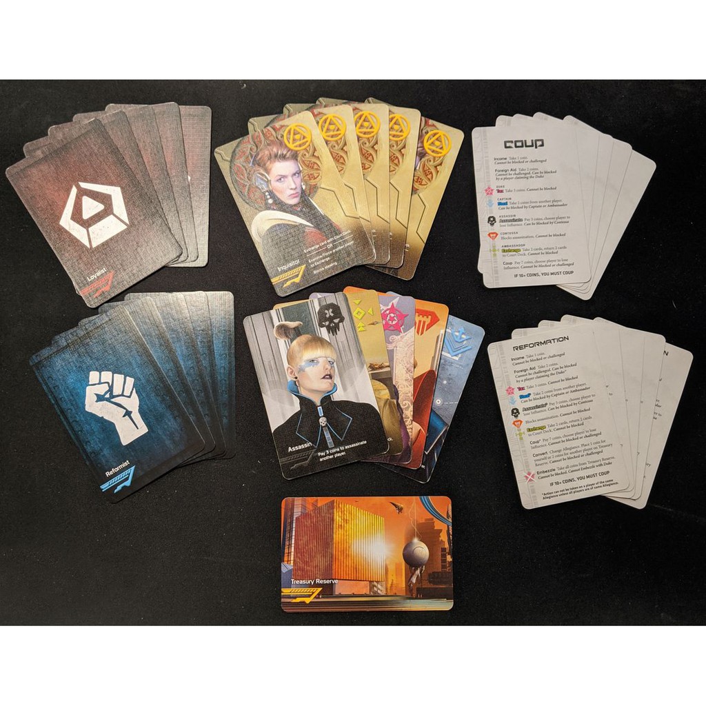 Coup คูป ภาคเสริม Coup Reformation Expansion (EN) Board game บอร์ดเกม ...