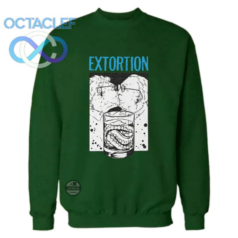Octaclef เสื้อกันหนาวพิมพ์ลาย Dtg Music Band Extortion สําหรับผู้ชายและ ...