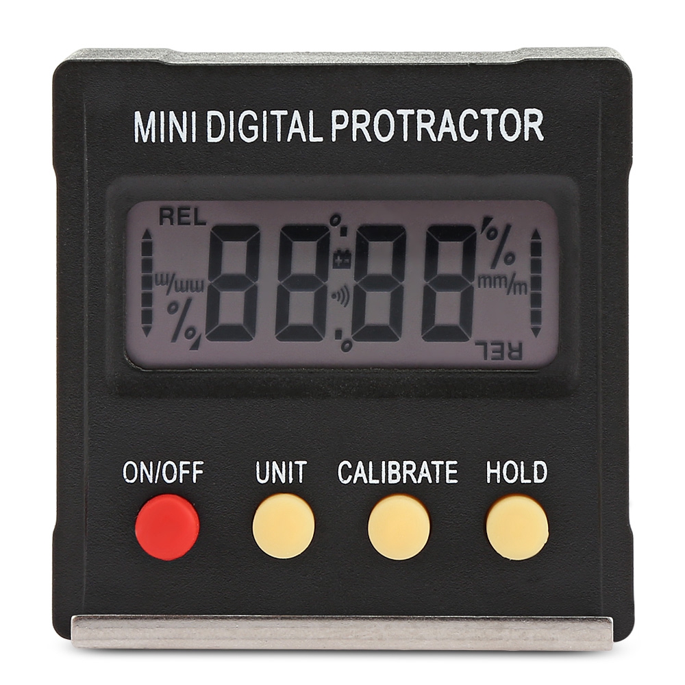 Mini Digital Protractor Inclinometer Electronic Magnetic Base | Shopee ...