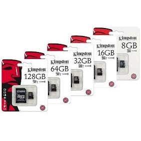 Kingston Micro SD Memory Card 128GB 64GB 32GB 16GB Class10 Mini SD Card ...