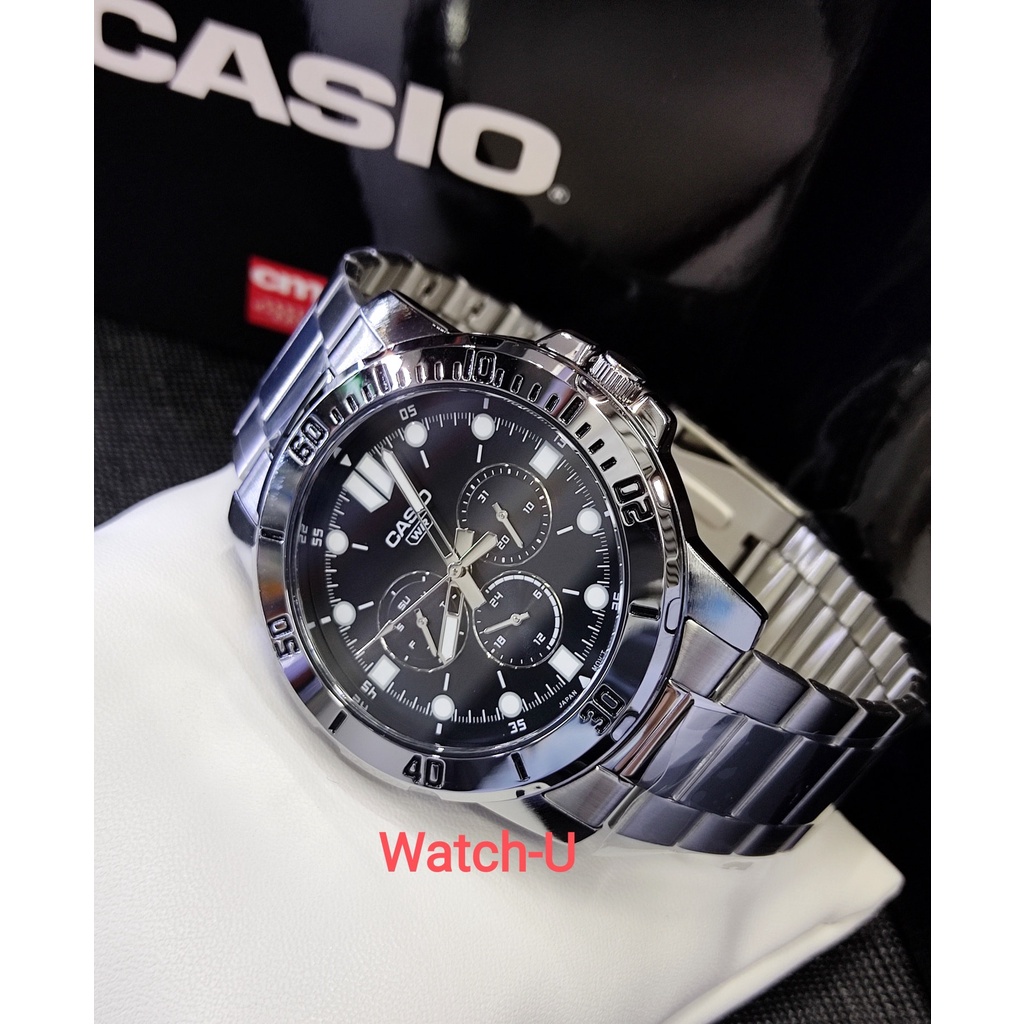 นาฬิกาคาสิโอ Casio STANDARD Analog MTP-VD300D รุ่น MTP-VD300D-1 MTP-VD300D-1E MTP-VD300D-2 MTP ...