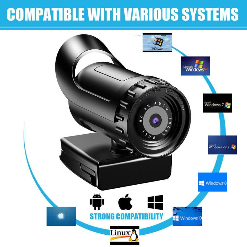 B2022 New Autofocus 1080p2K4K Webcam Computer Camera HD Network USB ...