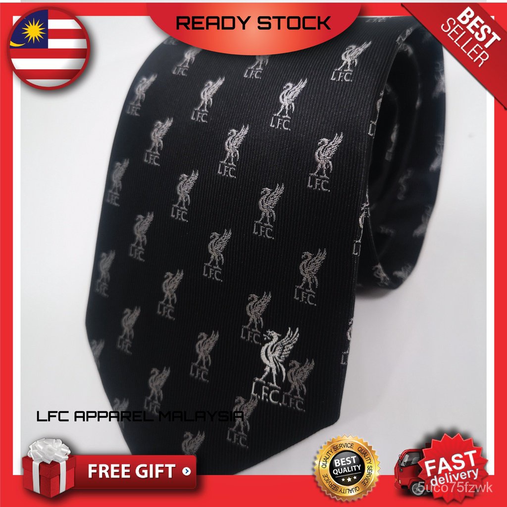 Liverpool FC Polyester Woven Mens Neck Tie Tali Leher Lelaki UJr7 ...