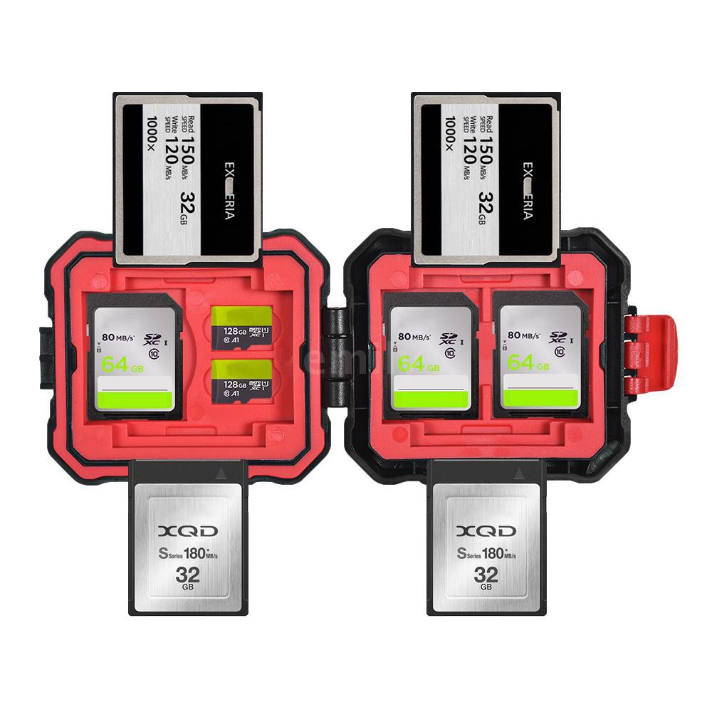 LYNCA KH 5 Water-resistant XQD/CF/TF/MSD/SD Memory Card Case Box Keeper ...