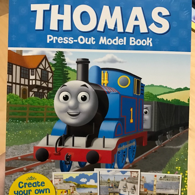 หนังสือเด็ก THOMAS press-out model book | Shopee Thailand