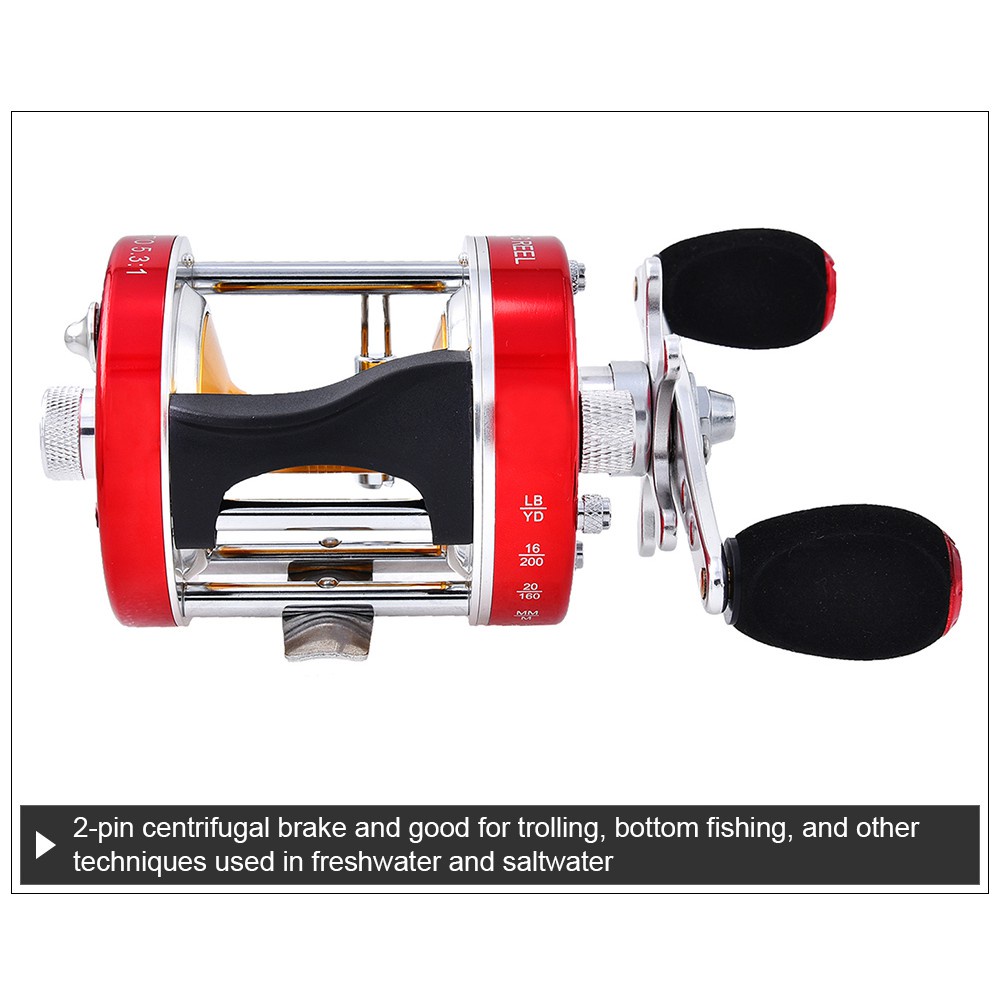 KastKing Rover New All Metal Body 61 Ball Bearings Cast Drum ...