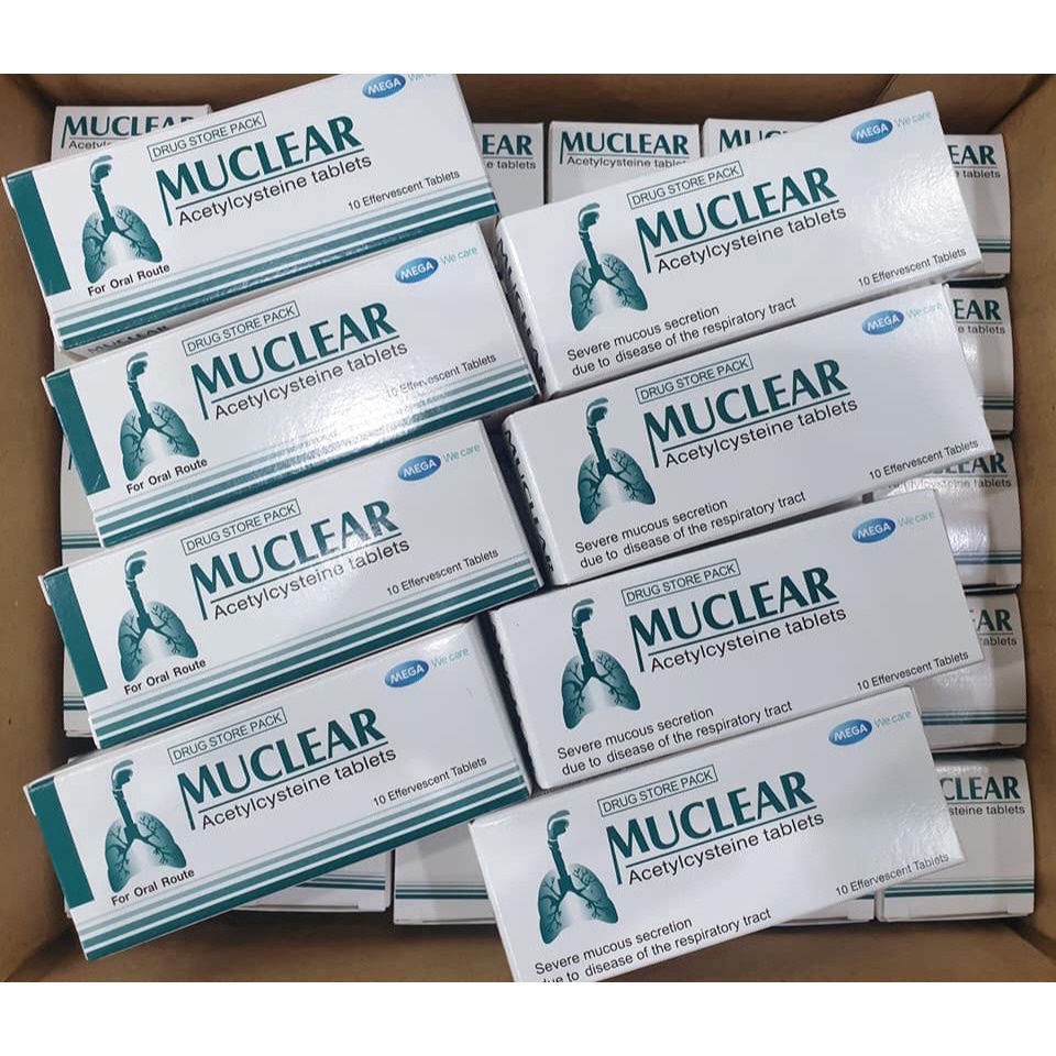 พร้อมส่งจากร้านยา Muclear มิวเคลียร์ ตัวช่วยละลายเสมหะ สรรพคุณเดียวกับ ...