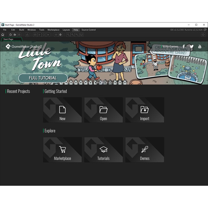 GameMaker Studio Ultimate ตัวเต็ม ถาวร โปรแกรมสร้างเกม 2D 3D ...