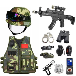 Children s little police toy set black cat sheriff hat boy special ...