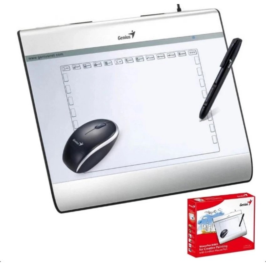 Genius Mouse Pen Drawing Tablet เมาส์ปากกา รุ่น i608X พร้อมเม้าฟรี ...