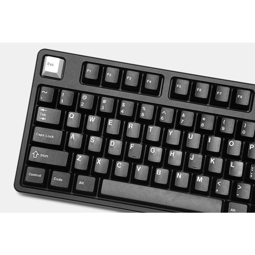 DROP GMK WHITE-ON-BLACK CUSTOM KEYCAP SET - wfkk5s7pfl - ThaiPick
