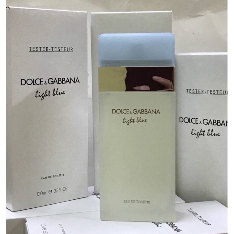 D&G Light Blue For Women EDT 100ml กล่องtester พร้อมส่ง | Shopee Thailand