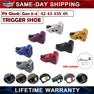 Performance Aluminum Enhanced Flat Trigger Shoe fits for Glock GEN 3-4 ...