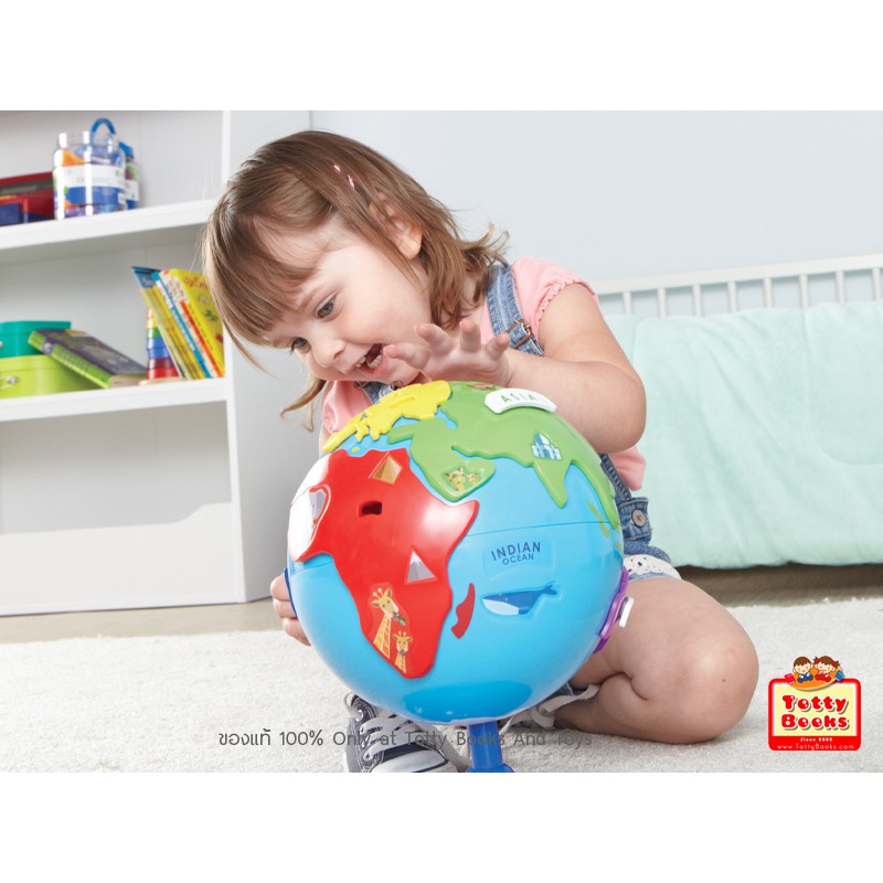 (พร้อมส่ง ของแท้อเมริกา 3 - 8 ขวบ) ลูกโลกจำลอง ตัวต่อ Puzzle Globe (Learning Resources ...
