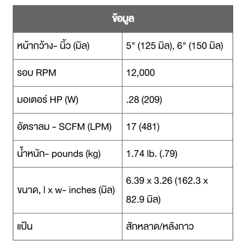 3M เครื่องขัดลม 5 รุ่น 20317 Orbit 5 mm - monix_automotive - ThaiPick