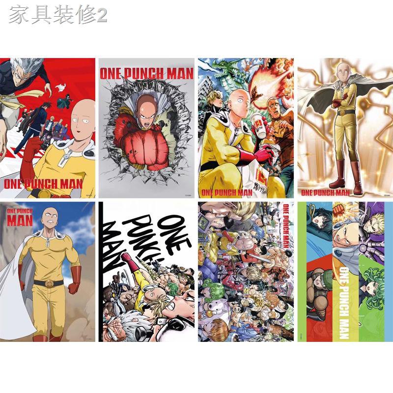 โปสเตอร์ One Punch Man Bald Saitama Teacher Jenos Anime Peripheral ...