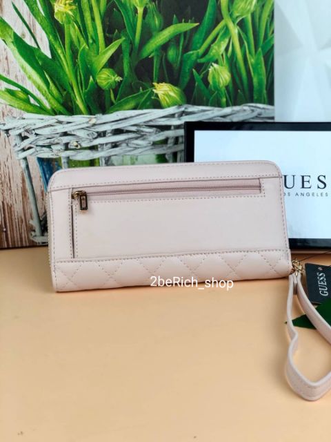 Guess Quilted Long Wallet กระเป๋าเงินใบยาวซิปรอบ - boo.chatchawan ...