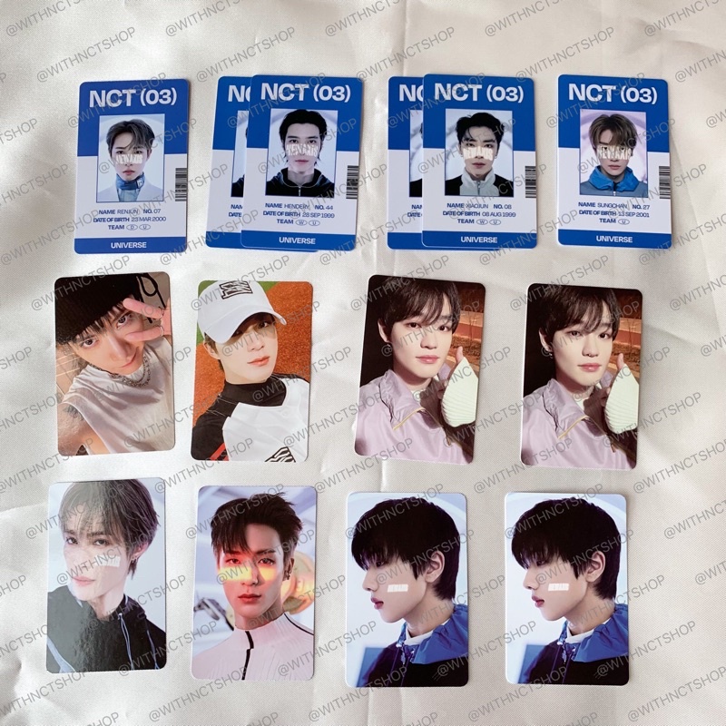 การ์ด NCT 2021 UNIVERSE ID CARD + PHOTO CARD SET ซองสุ่ม - withnctshop ...