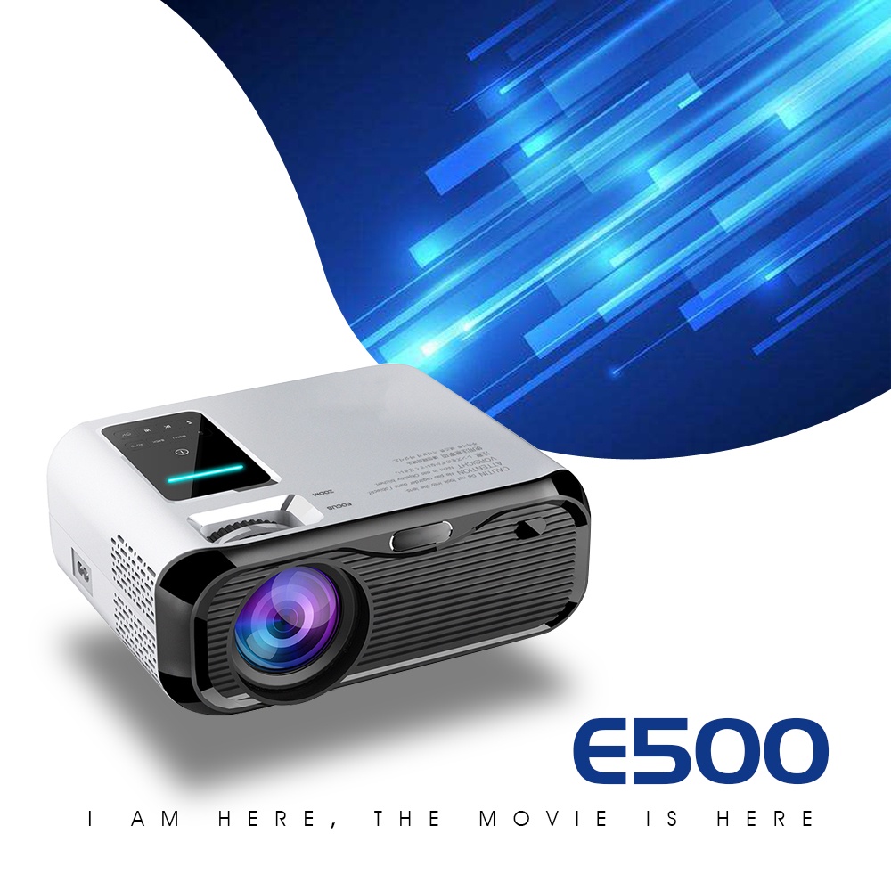 Real TV E500 HD Projector 3500 lumens รองรับ 1080P โฮมเธียเตอร์ HDMI ...