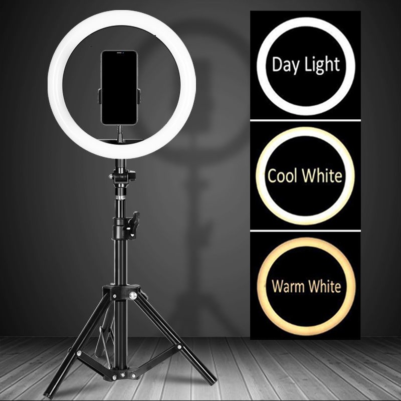 Selfie Ring Light with Tripod Stand for Phone Photo Shoot Ringlight Led ...