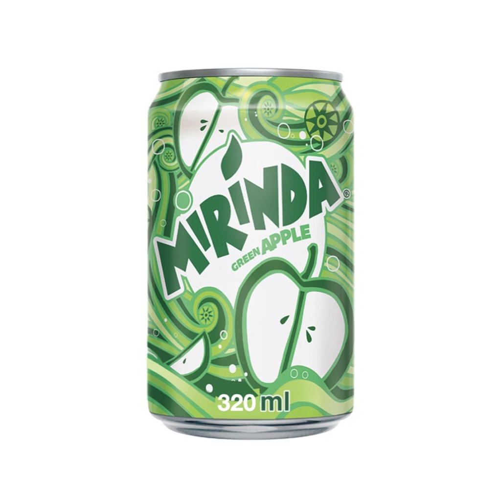 FAMILY PACK Mirinda Green Apple Soft Drink 320ml x 24 ++ มิรินด้า น้ำแ ...