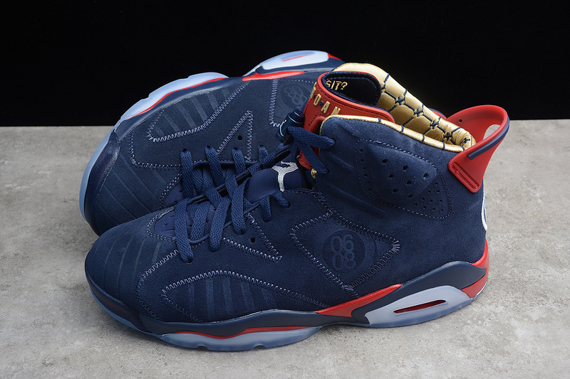 Nike AJ6 Blue Red Men's Shoes Women's Shoes Casual Shoes Running Shoes ...