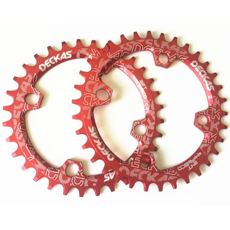 DECKAS 94+96 BCD Bicycle Chainwheel 32T 34T 36T 38T MTB Bike Chainringmountain Crown Round Oval ...