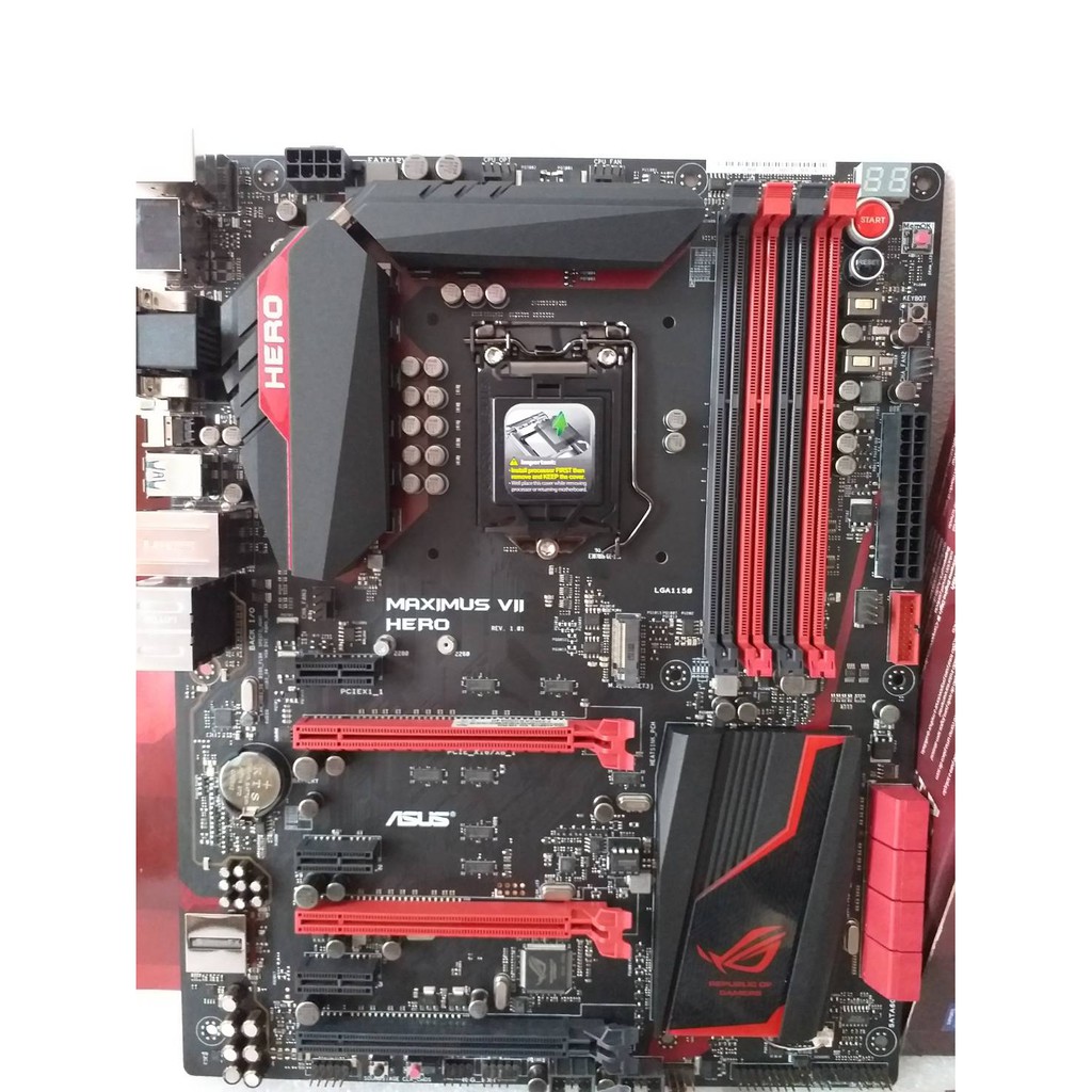 Asus MAXIMUS VII HERO Desktop Motherboard Z97 Socket LGA 1150 i3 i5 i7 ...
