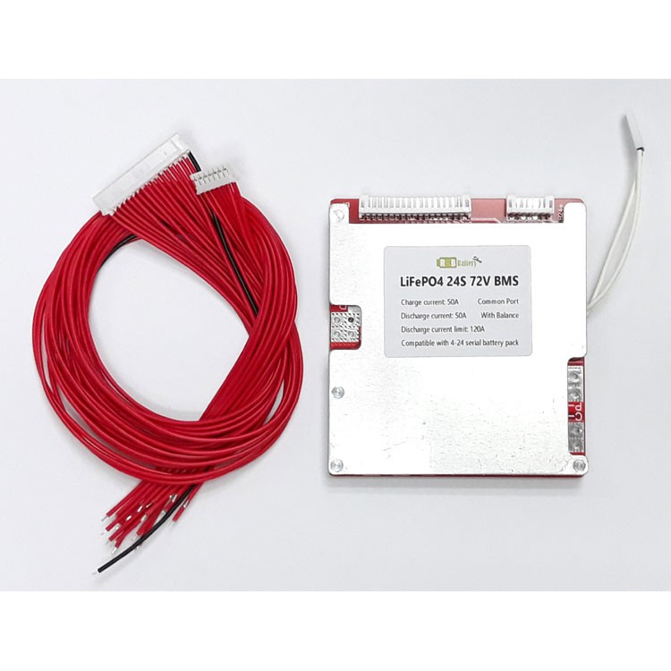 พร้อมส่ง 12v-72v Custom BMS 50-120A 32650 3.2v Lifepo4 Lithium iron ...