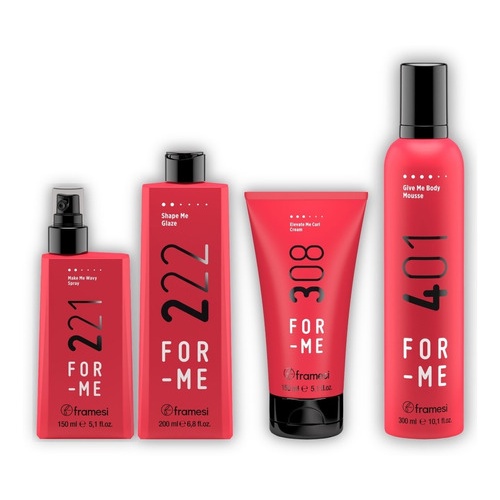 Framesi for me 308 - Elevate me curl creme 150ml ครีมจับลอนผมดัดหรือผมหยักศก ให้ลอนดูธรรมชาติไม่ ...