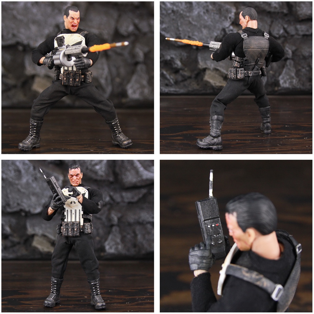 Ready StockMarvel Punisher Frank Castle 6quot Action Figure Battle Suit ...