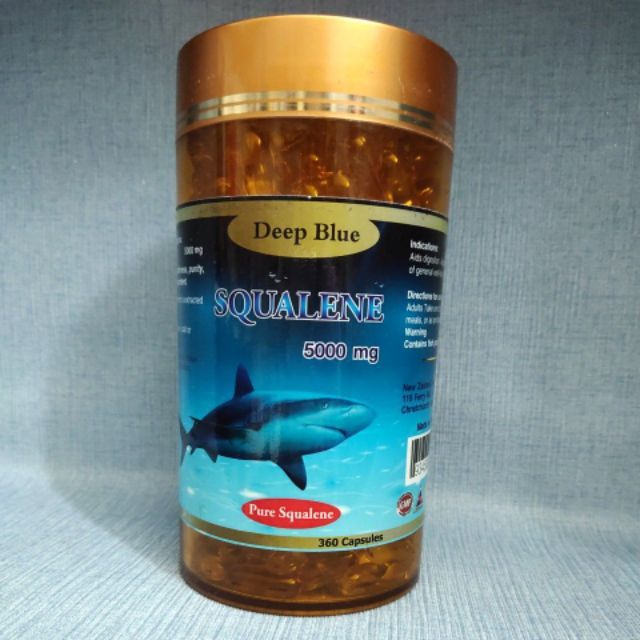 ORIHIRO Squalene Deep Sea Shark Extract 360 Capsules น้ำมันตับปลาฉลาม ...