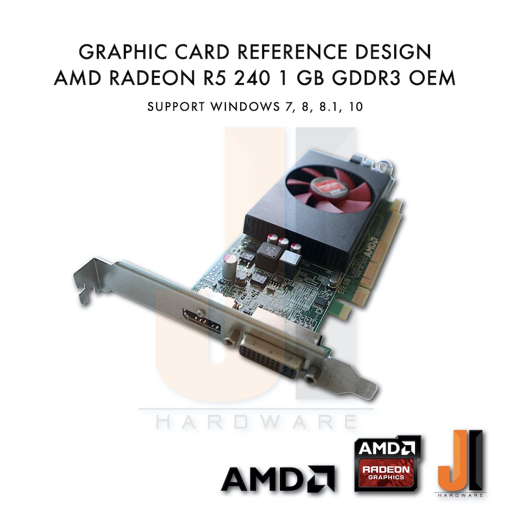 AMD Radeon R5 240 1GB 64-Bit GDDR3 OEM (มือสอง) - jihardware - ThaiPick