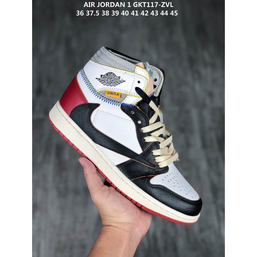 Air Jordan 1 AJ1 inverted hook limited custom Joe 1 high-top sports ...