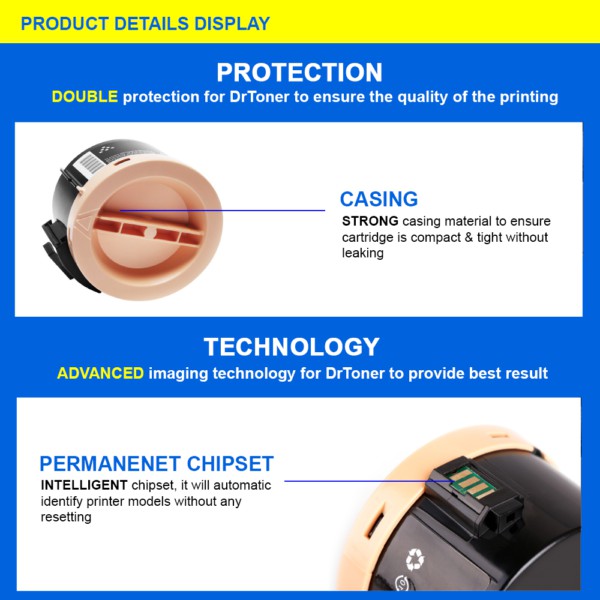 Compatible Toner DrToner Fuji Xerox - P3435 / 3435 - DocuPrint Phaser ...