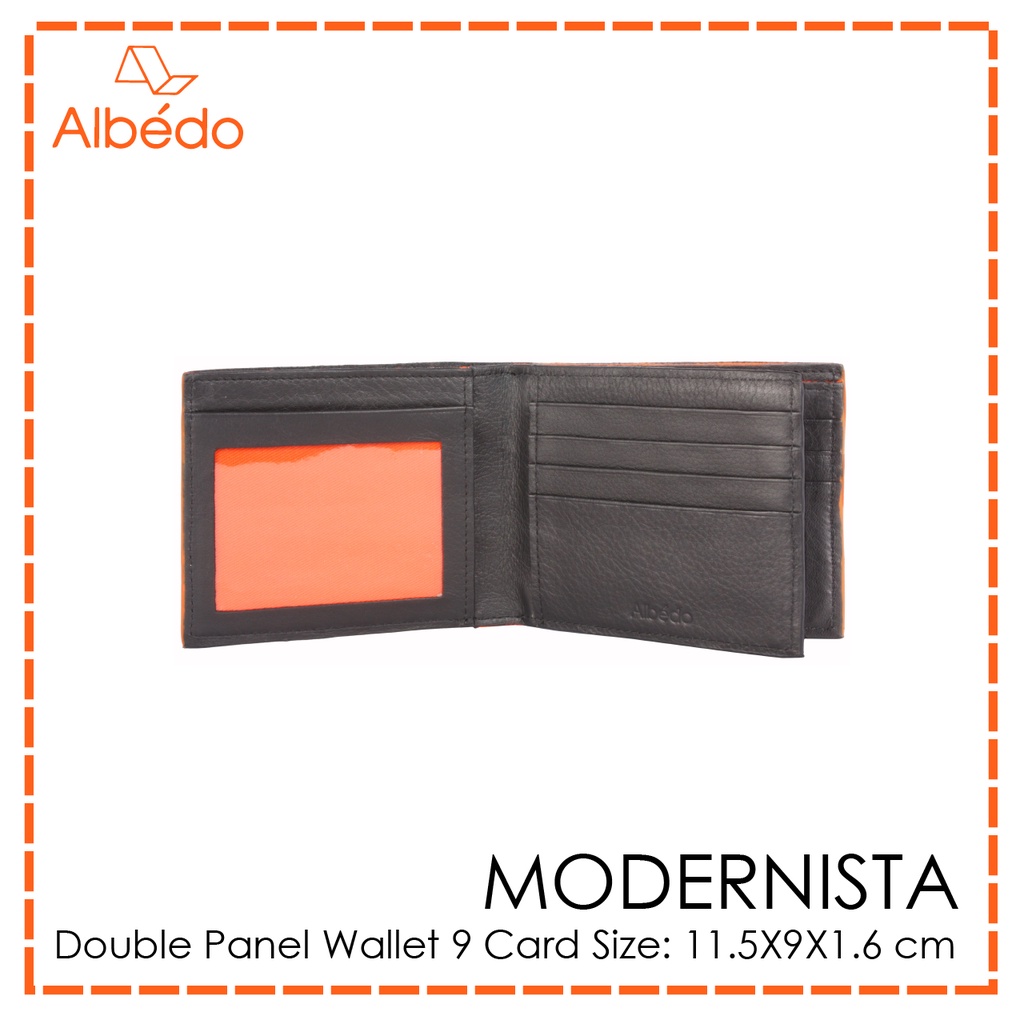 Albedo MODERNISTA DOUBLE PANEL WALLET 9 CARD กระเป๋าสตางค์กระเป๋าเงิน ...