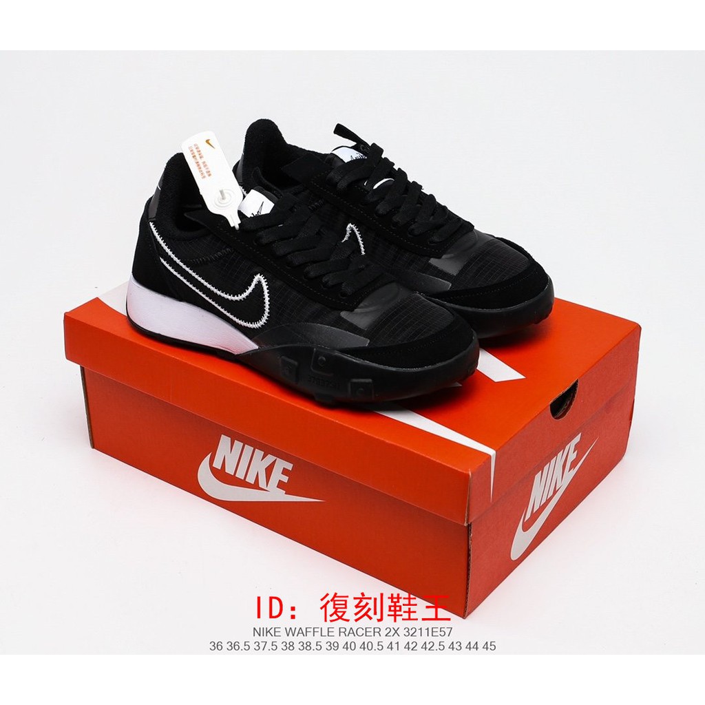 Nike Waffle Racer 2 X Series Wild รองเท้าผ้าใบลําลองสําหรับผู้ชายเหมาะ ...
