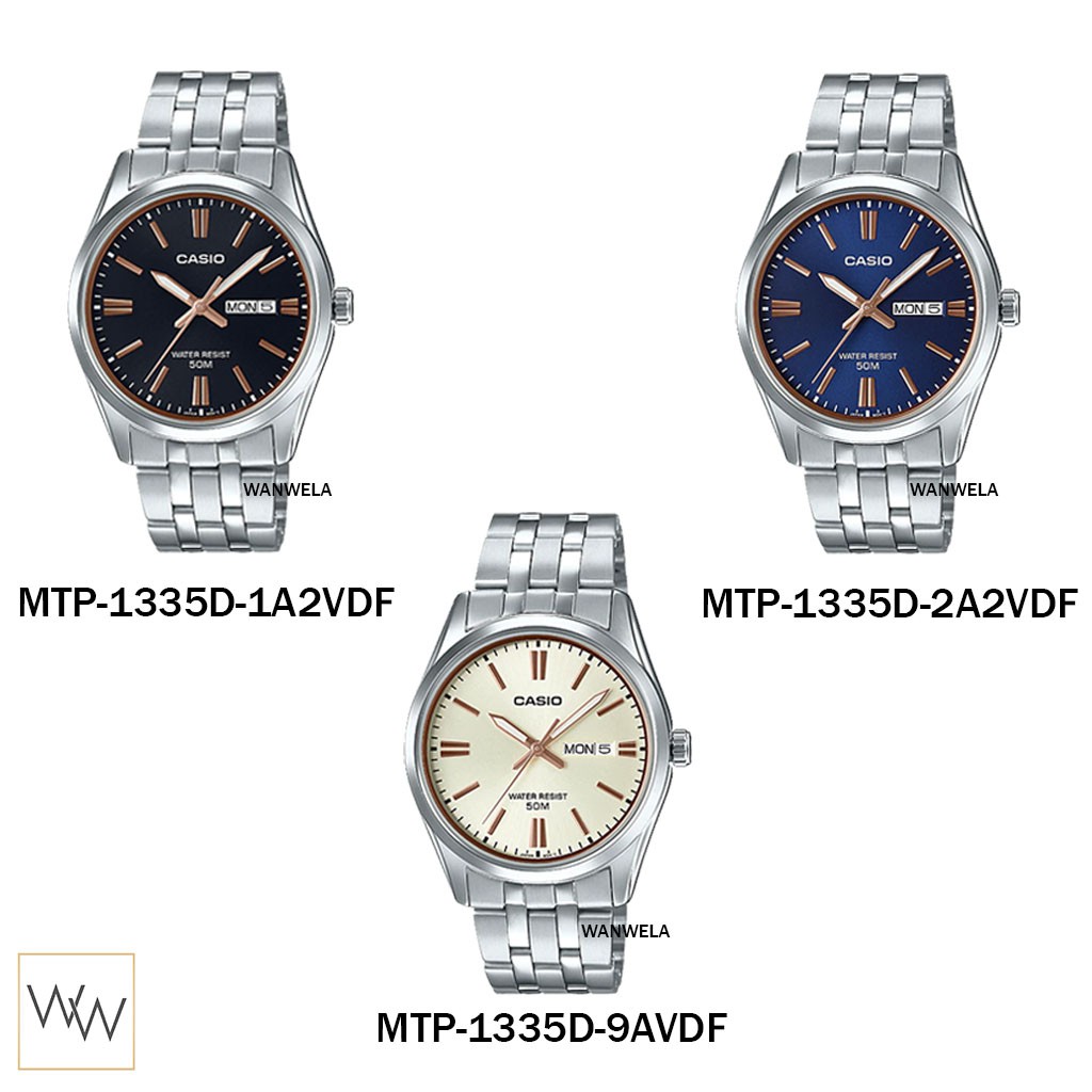 โค้ด 10FASH120 ลดเพิ่ม 120ของแท้ นาฬิกาข้อมือ Casio ผู้ชาย รุ่น MTP ...