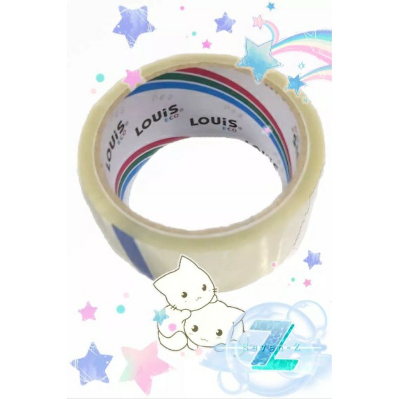 สินค้าขายดี 1กล่อง เทปใส สก็อตเทปใส หลุยส์ Louis tape ยาว 36หลา แกน1 ...
