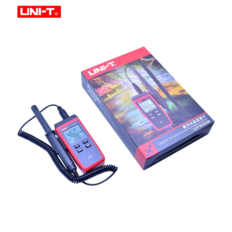 体温枪UNIT UT333 handheld temerature and humidity meter digital industrial ...