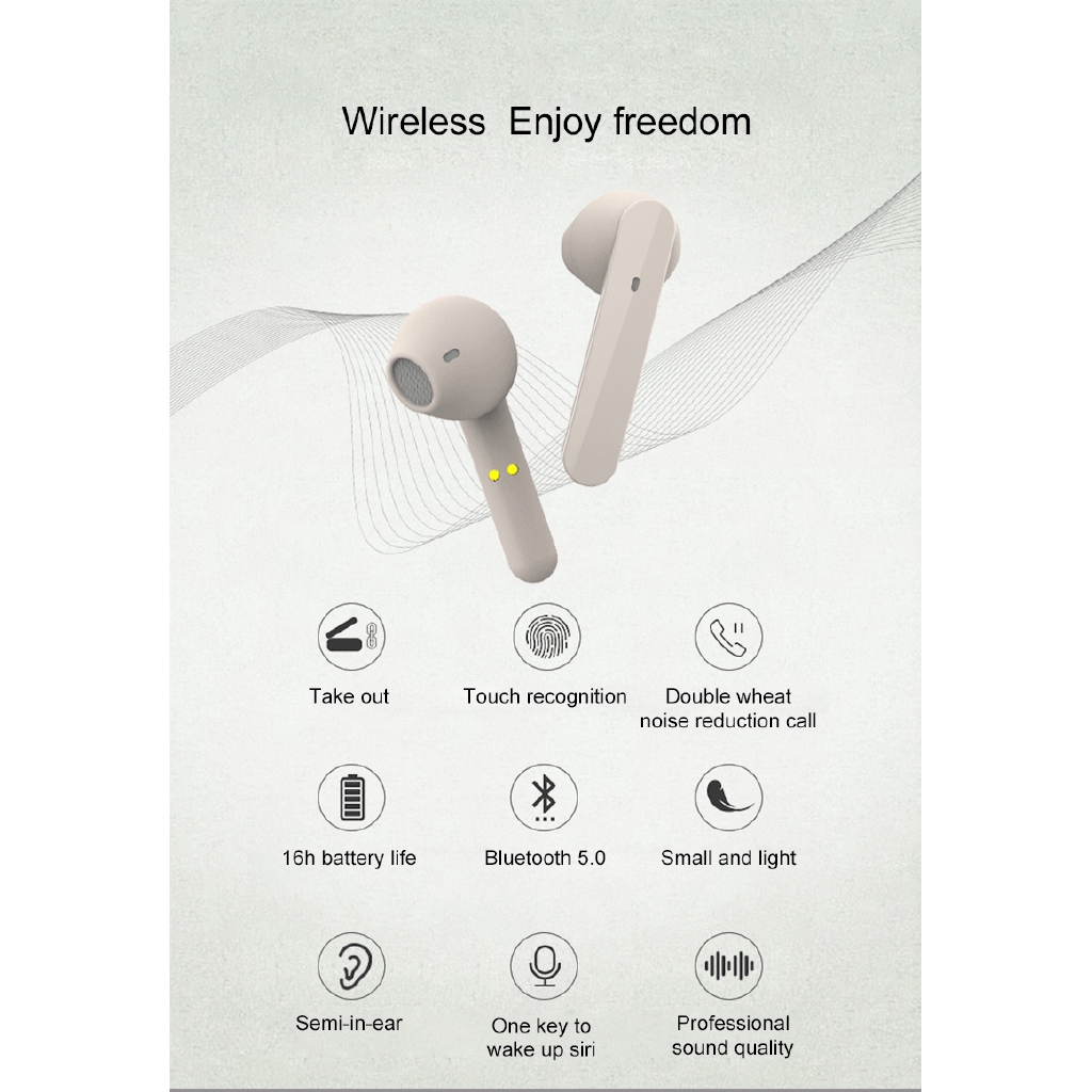 ღღ[LATEST] T12 TWS Bluetooth Earphone Wireless Earbuds Stereo Wireless ...