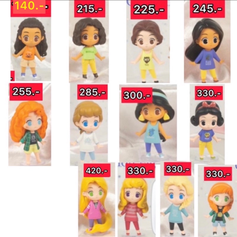 🔥พร้อมส่ง🔥 Miniso กล่องสุ่ม กล่องสุ่มโมเดล เจ้าหญิงดิสนีย์ Disney ...