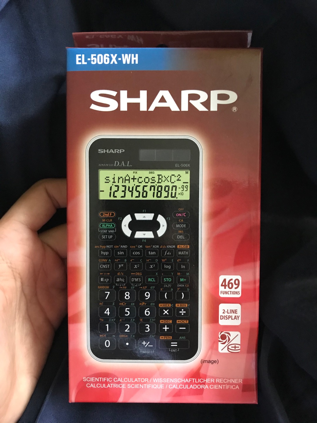 Sharp EL-506X-WH เครื่องคิดเลขวิทยาศาสตร์ ของแท้ | Shopee Thailand
