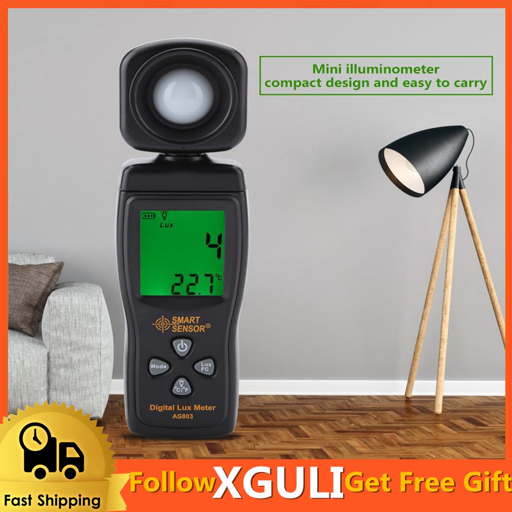 เครื่องวัดแสงดิจิตอล รุ่นAS803 เครื่องตรวจเช็ค Luxmeter AS803 SMART ...