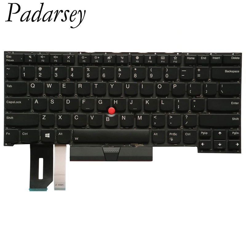 แป้นพิมพ์คอมพิวเตอร์ Padarsey Replacement Us Keyboard For Lenovo ...