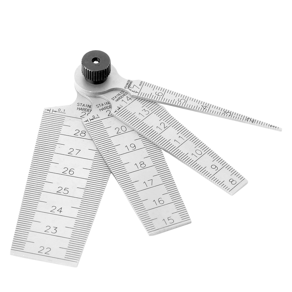 4Pcs Taper Gauge Aperture Scale Drill Hole Durable Hand Measurement ...