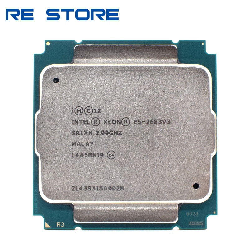 โปรเซสเซอร์ cpu Intel Xeon E5 2683 V3 SR1XH 2.0GHz 14-Cores 35M LGA ...