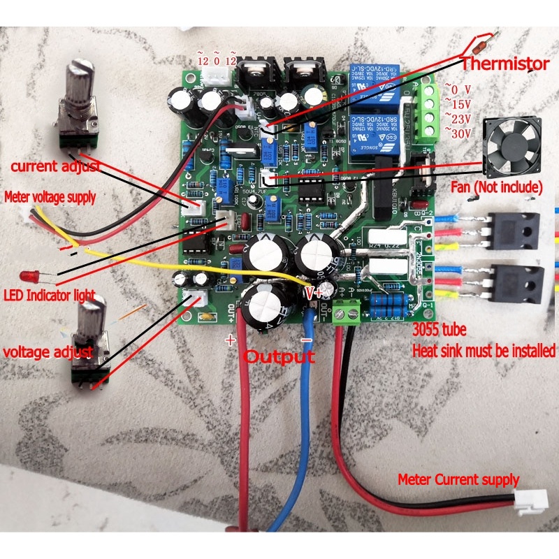 DIY KITS CC CV Power Module DC 35V 5A Adjustable Constant voltage ...