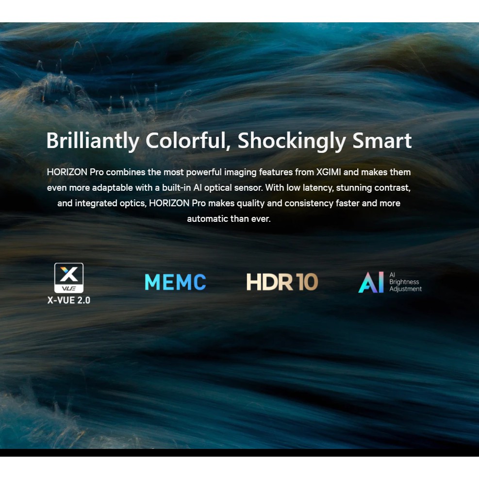 XGIMI HORIZON Pro 4K (3840 x 2160) UHD LED Projector Screenless TV ...