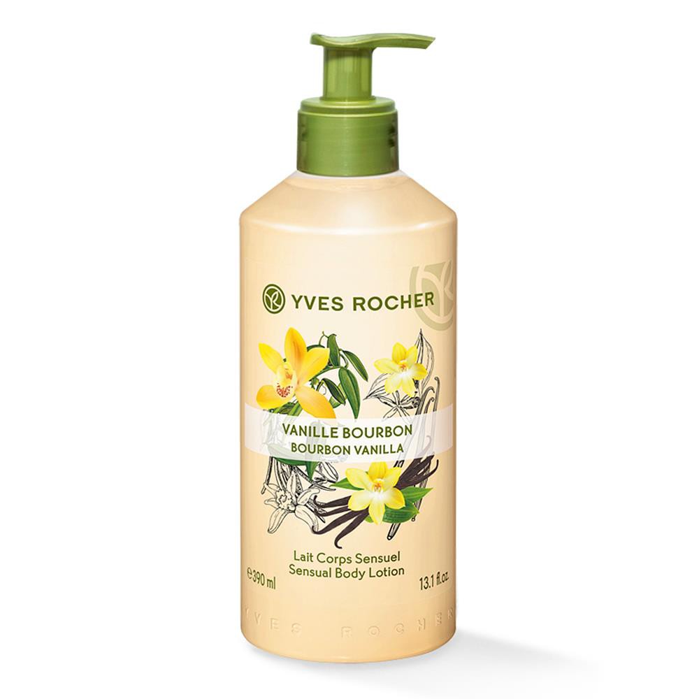 แพ็คคู่ Yves Rocher Sensual Body Lotion Bourbon Vanilla Bath Body Set ...